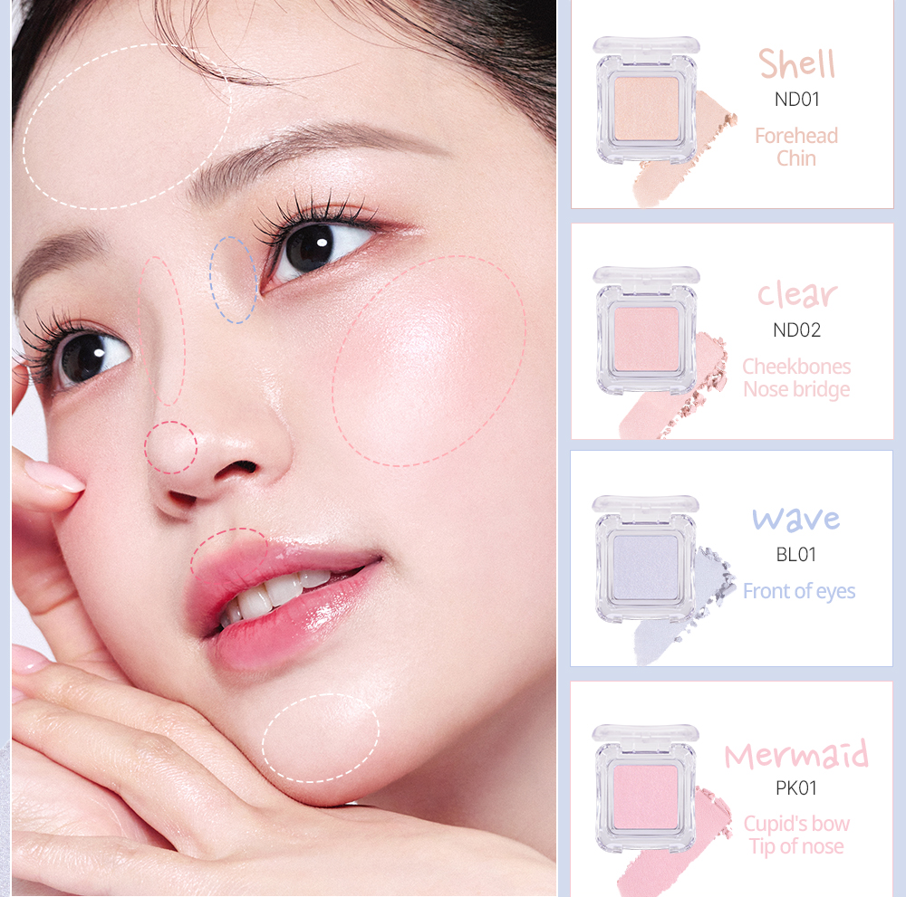 2aN Pure Glash Highlighter – Horanghee